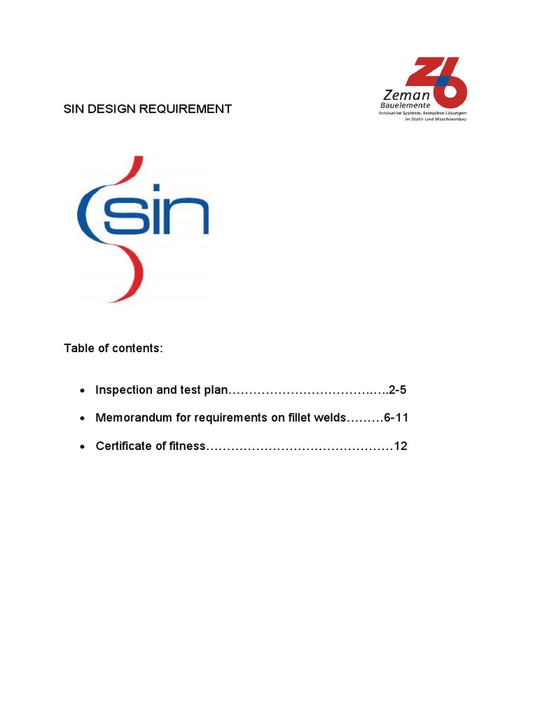 SIN Beam Design Requirements Guide | PDF | Business