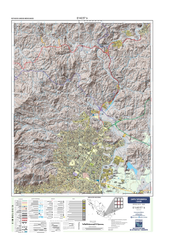 Carta Topografica Acapulco 2 | PDF