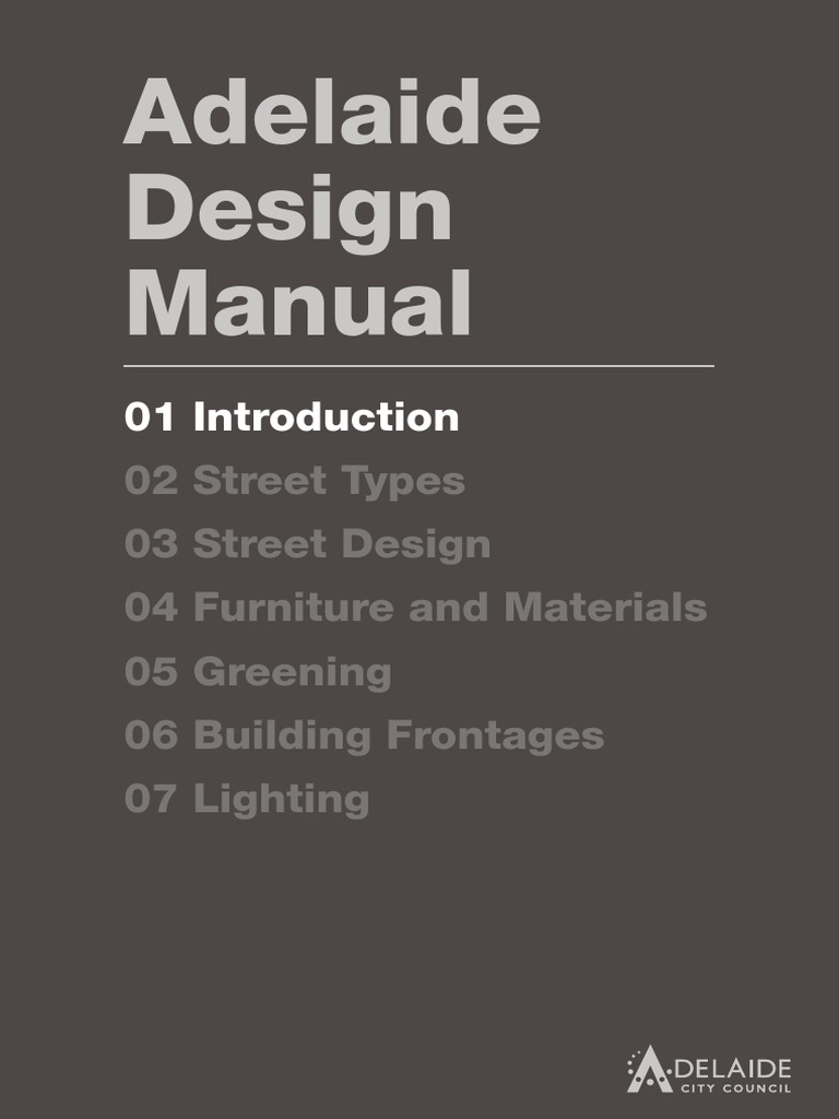 Adelaide Design Manual | PDF | Adelaide | Design