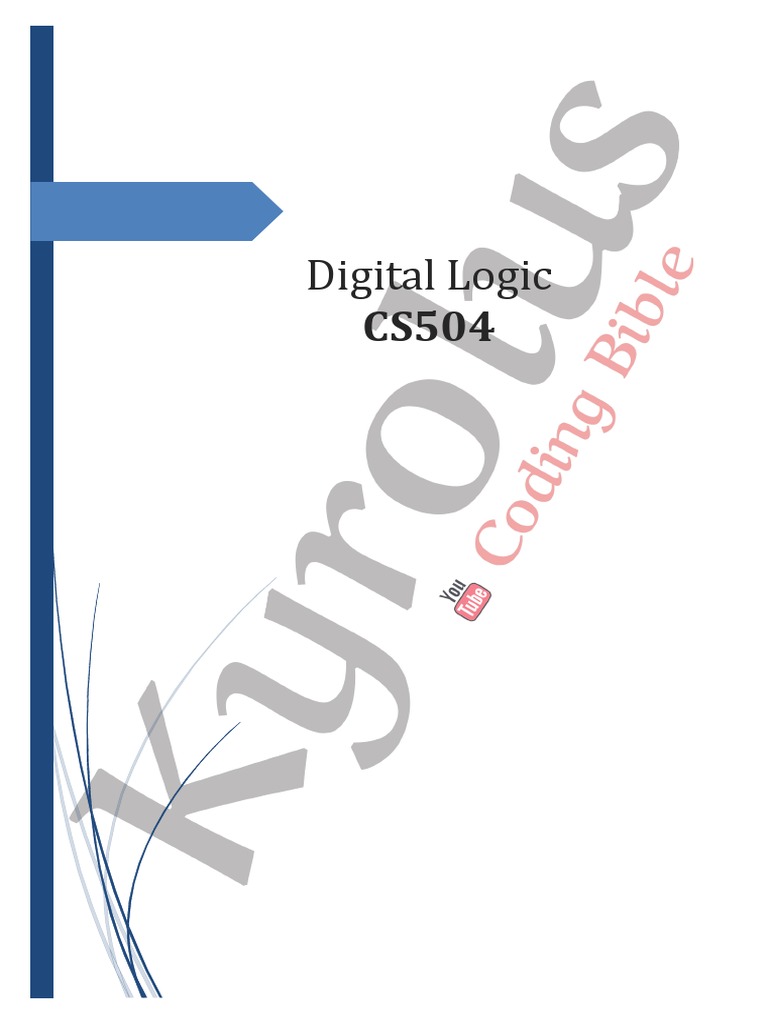 CS 504 (Lec1 and Lec2) | PDF | Digital Electronics | Digital To Analog Converter