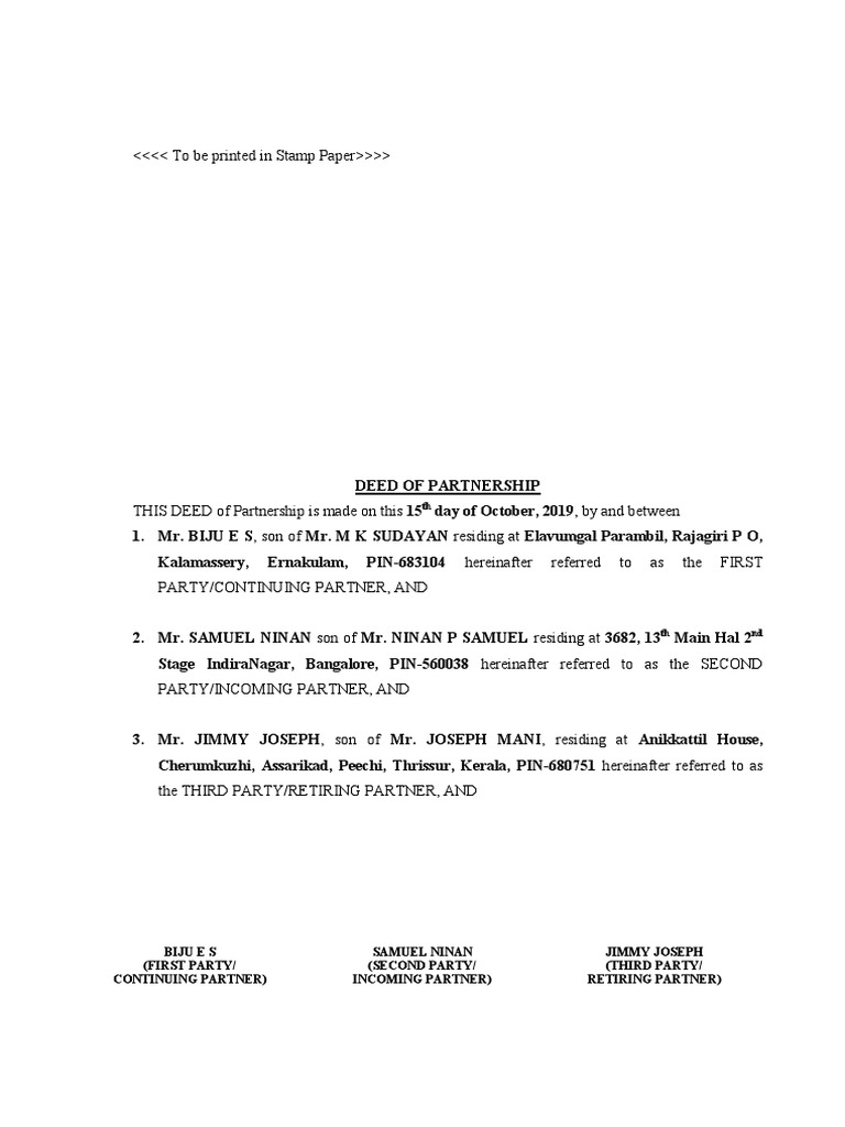 Deed Format | PDF | Promissory Note | Financial Services