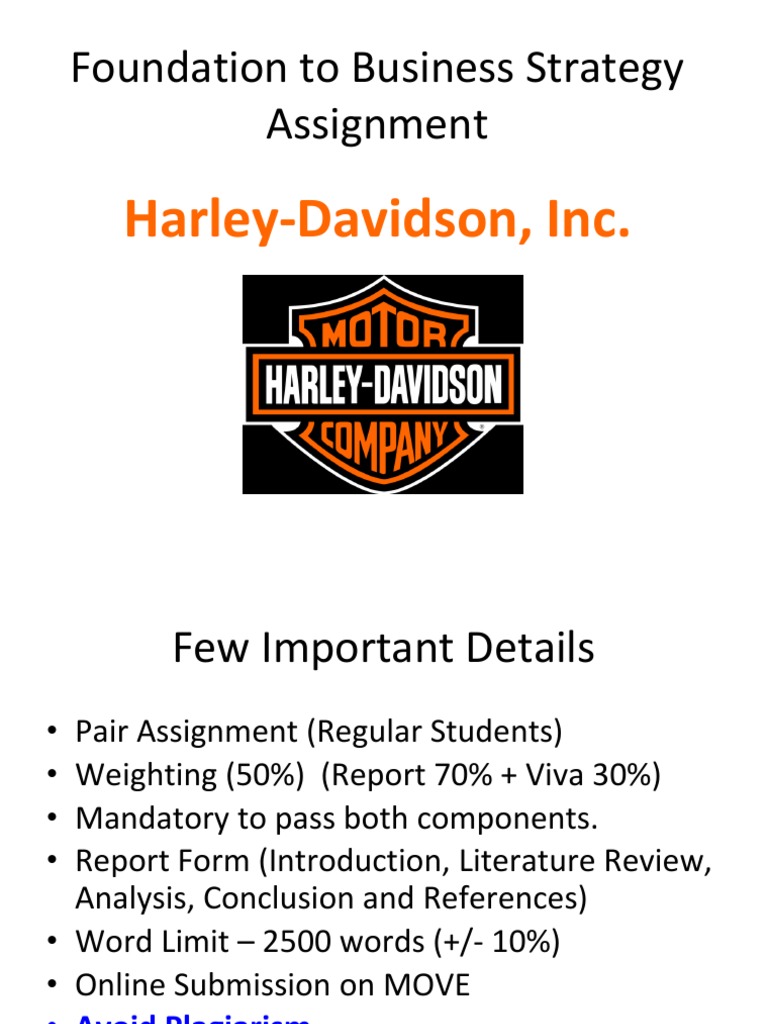 Harley-Davidson Business Strategy Analysis | PDF | Harley Davidson ...