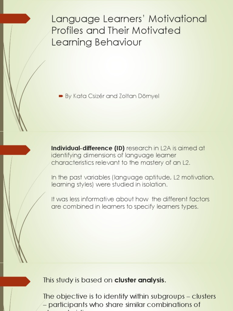 Language Learning, 2005 | PDF | Second Language | Motivation