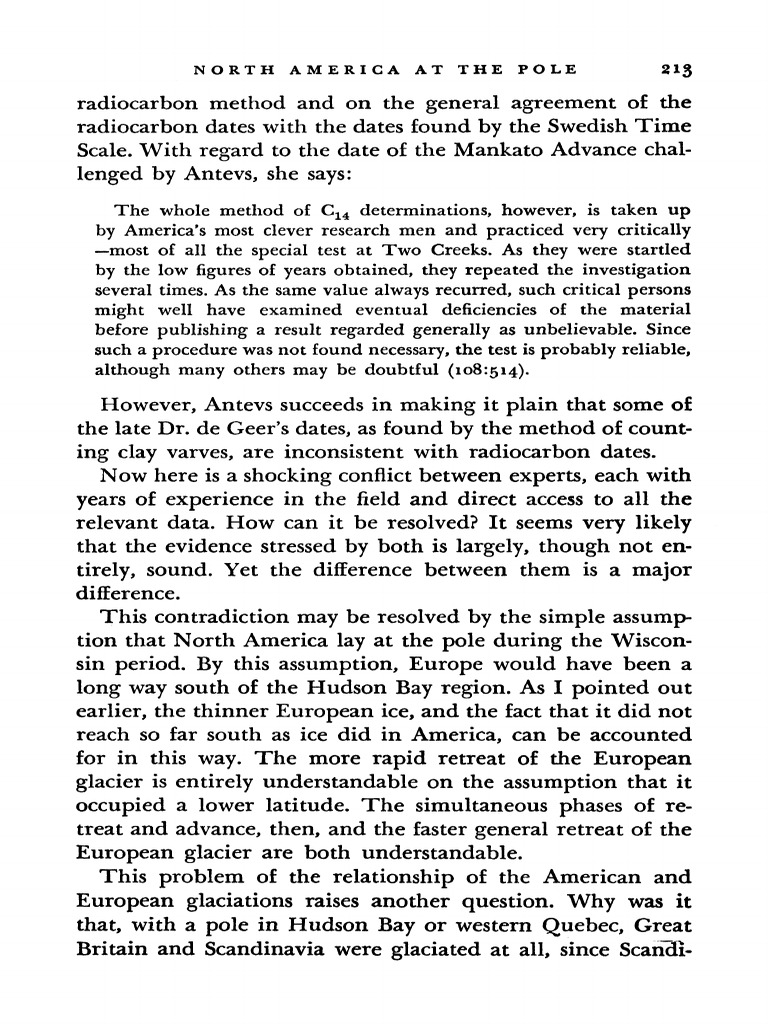 Charles H. Hapgood Earths Shifting Crust 221 330 | PDF | Ice Age | Sea ...