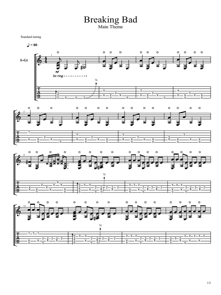 Main Theme Breaking Bad | PDF