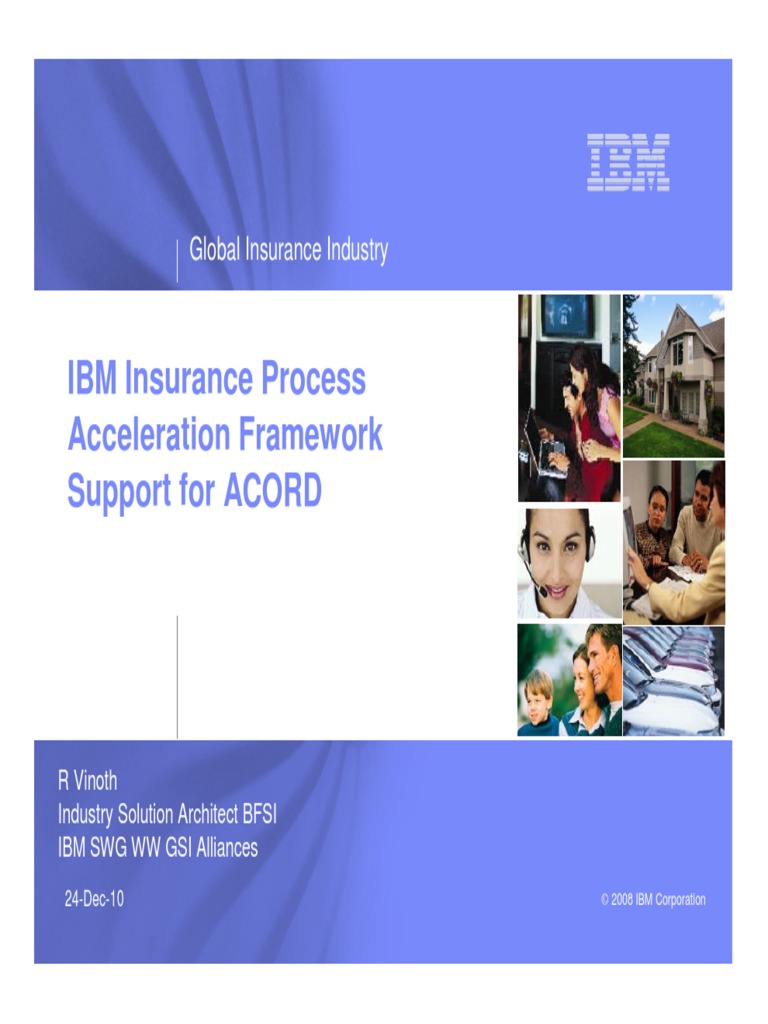 IPA Framework ACORD | PDF | Business Process Management | Insurance