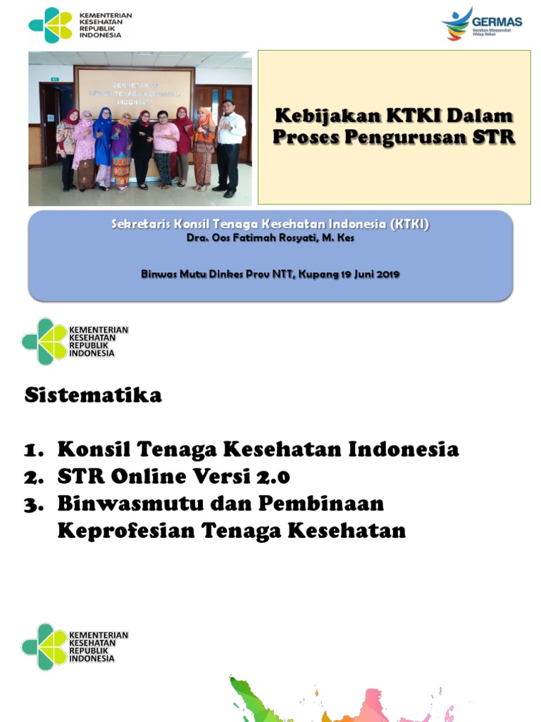 Kebijakan KTKI dan Proses STR Online | PDF