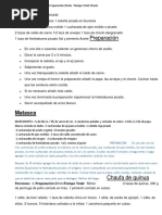 5 Recetas de Comidas en Ingles y Español | PDF | Cilantro ...