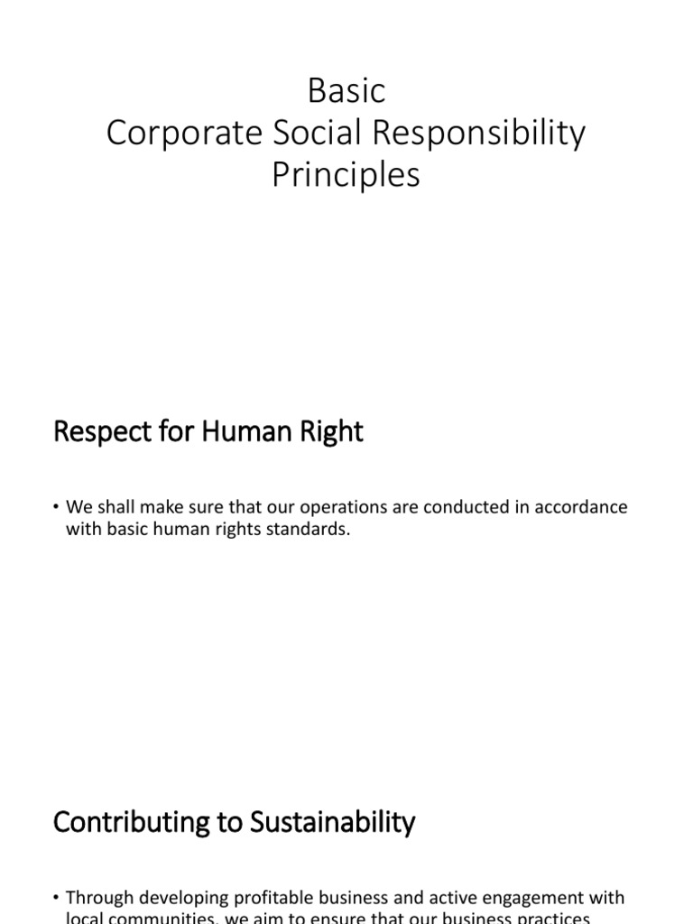 Basicprinciples | PDF | Business Ethics | Risk Management