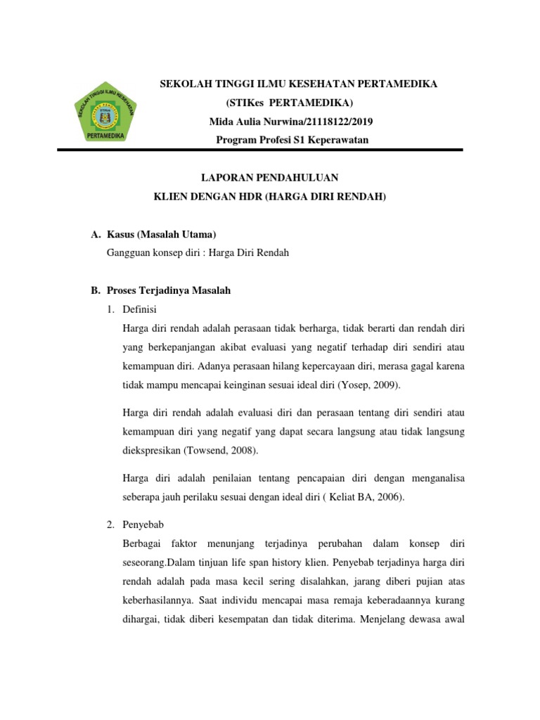 LP HDR | PDF | Pengembangan Diri