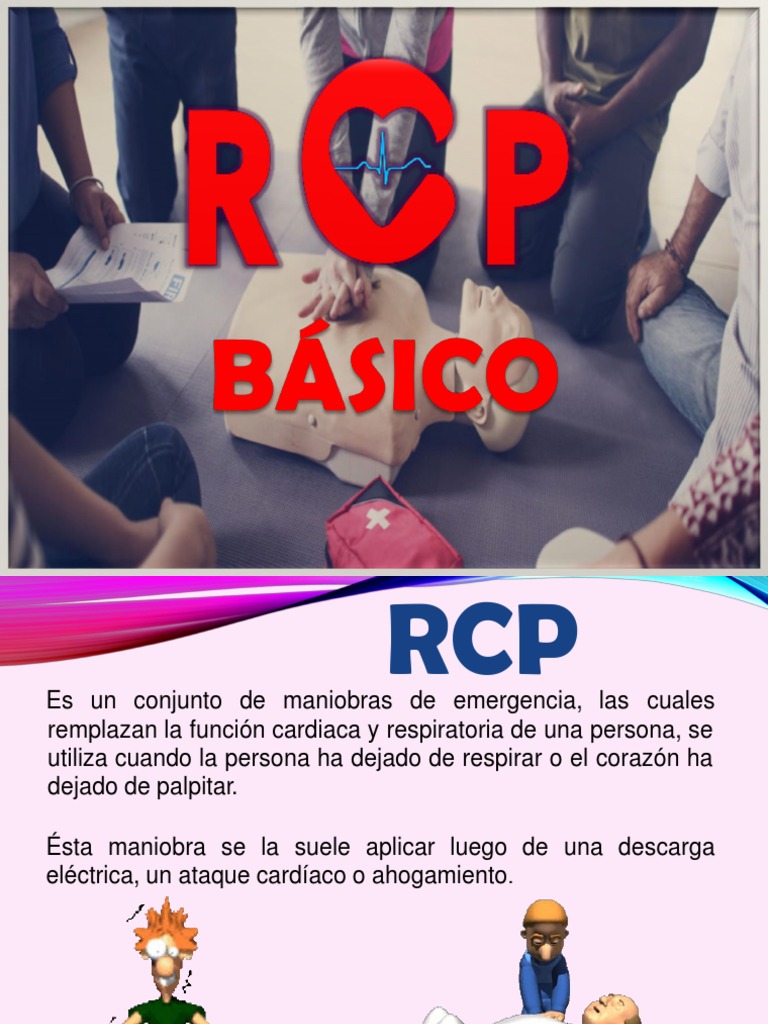 RCP Basico | PDF | Reanimación cardiopulmonar | Cardiología