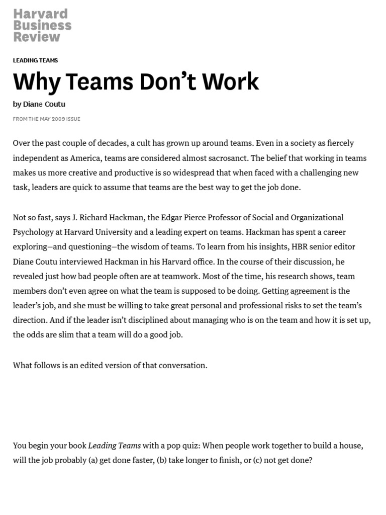 Why Don T Work | Download Free PDF | Barack Obama | Hillary Clinton