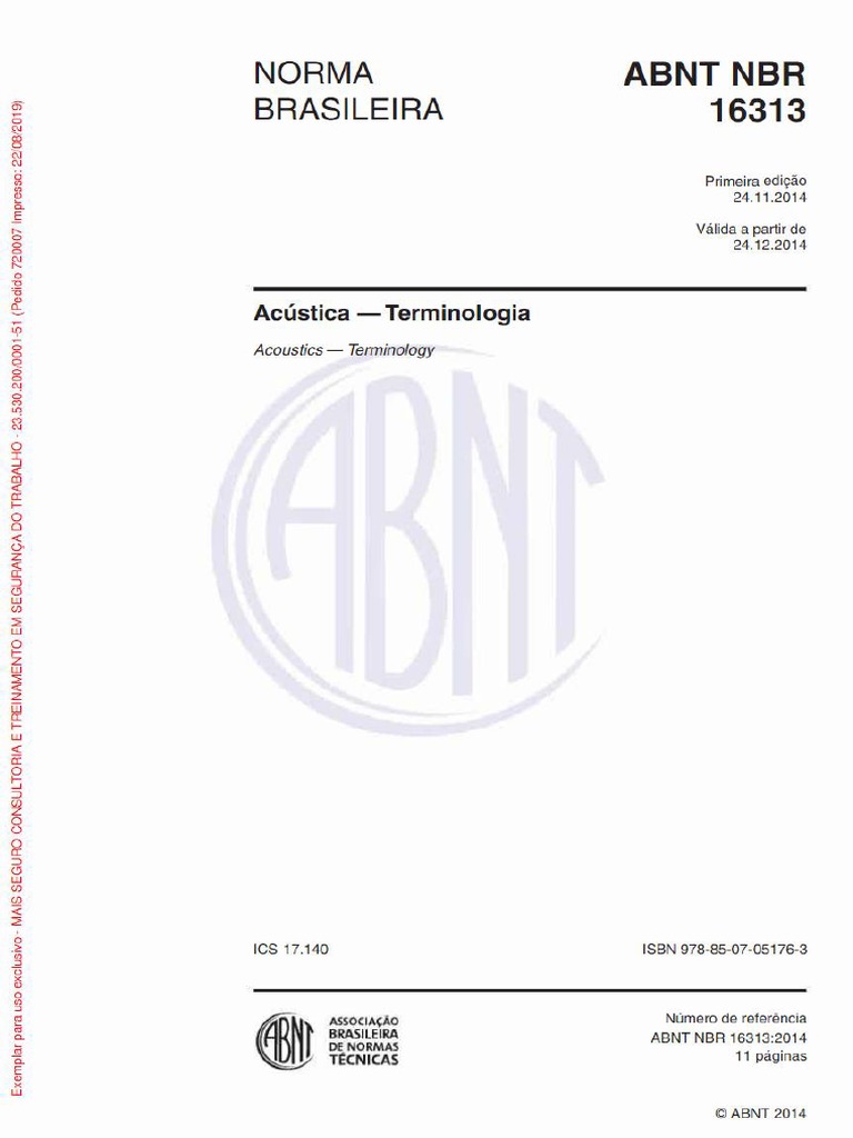 NBR 16.313 2014 | PDF