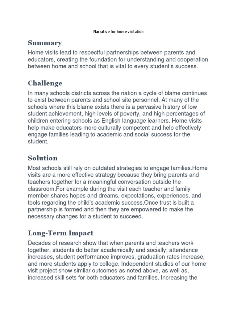 Home visits build parent-teacher partnerships for student success | PDF