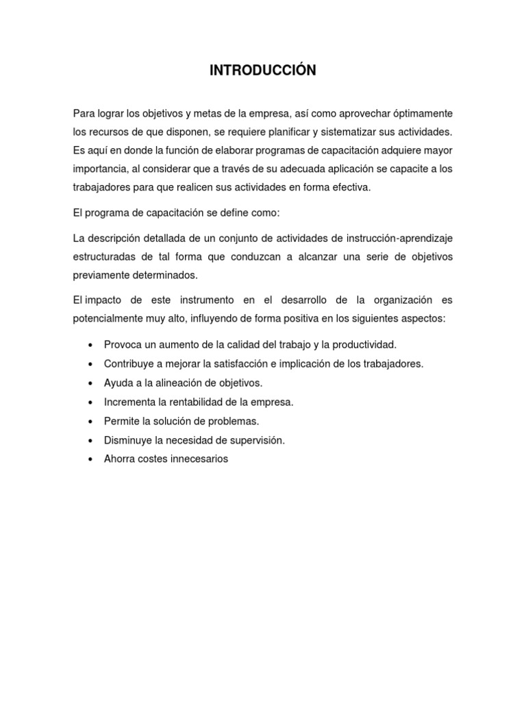 Manual de Proceso de Formacion de Personal | Descargar gratis PDF ...