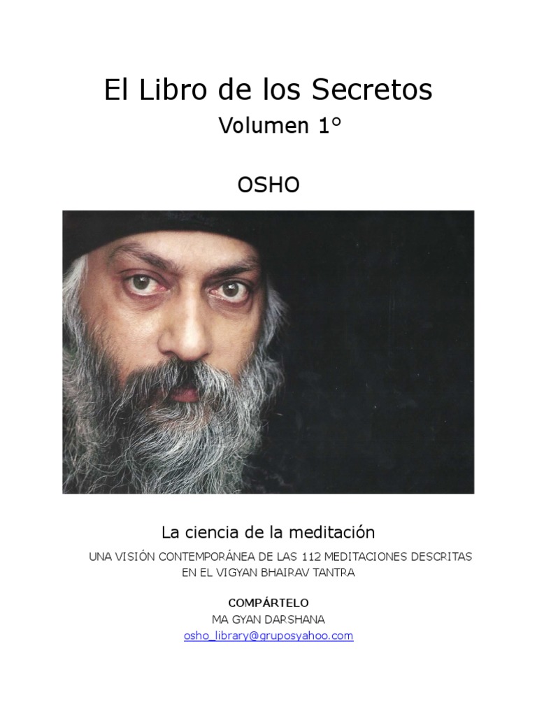 El Libro de Los Secretos - Vol.1 - (Osho) | PDF