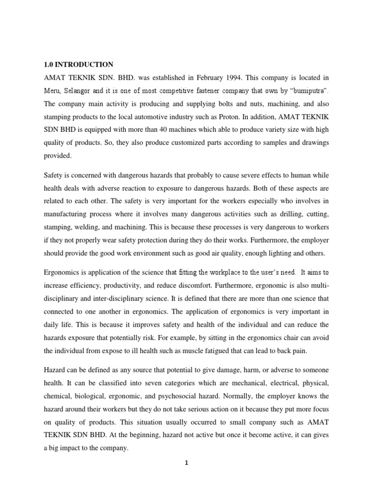 Full Report OSHA | PDF | Personal Protective Equipment | Occupational ...