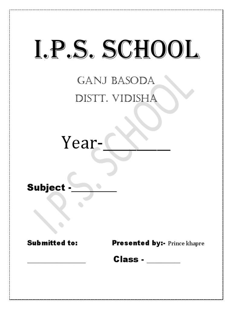 I.P.S. School: Year | PDF