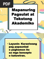 Melcs g12 Pilipino Sa Piling Laranganq1 | PDF