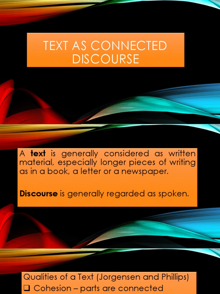 Types of Discourse | PDF