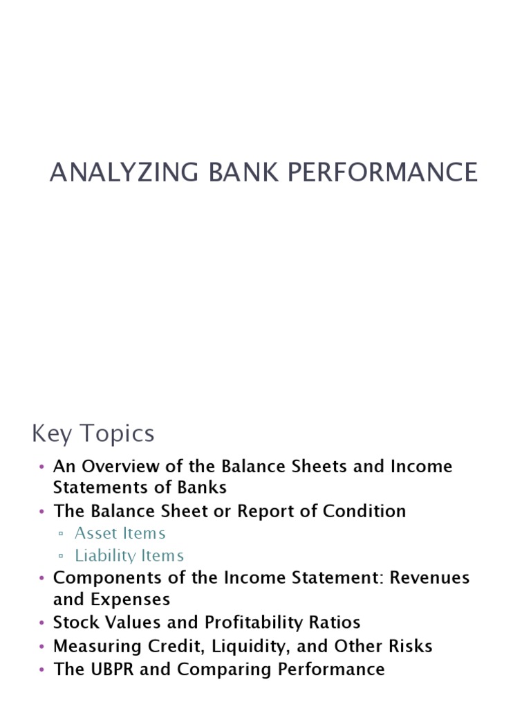 Bank Performance | PDF | Equity (Finance) | Securities (Finance)