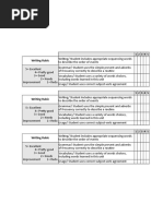Oral Assessment Chart | PDF | Grammar | Pedagogy