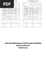 Form Ceklist Perawatan AC | PDF