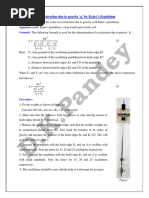 The Simple Pendulum Experiment and Conclusion Lab | PDF | Pendulum | Mass