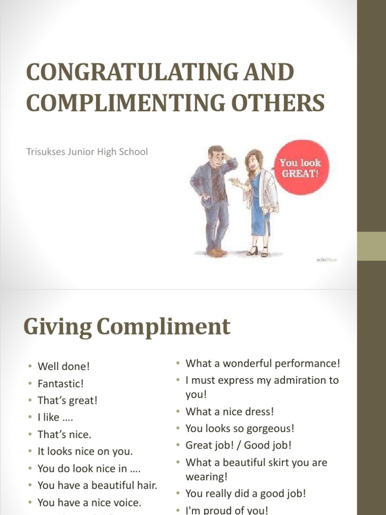 Giving A Compliment