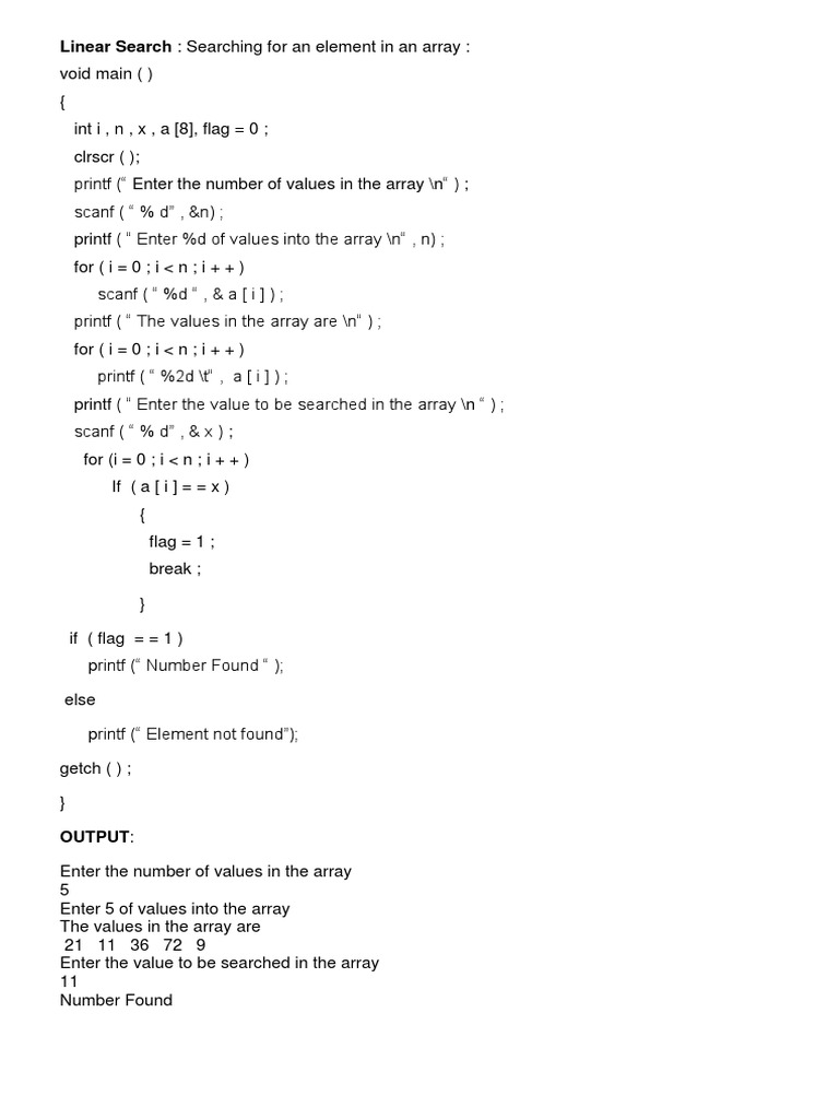 Searching And Sorting Pdf Array Data Structure Discrete Mathematics
