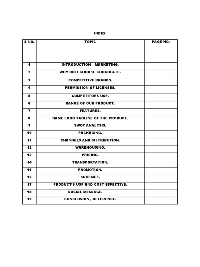 BS Project | PDF | Chocolate | Retail