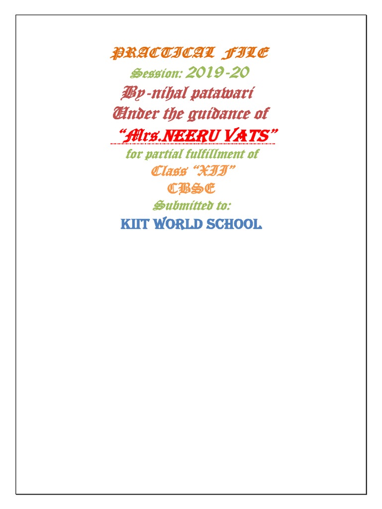 Cbse Ip Practical File 2015 Java And Mysql Pdf String Computer