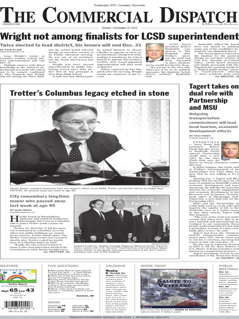 Commercial Dispatch Eedition 11-10-19 | PDF | Douglas Mac Arthur