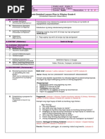 Detailed Lesson Plan in Filipino 6 (Sanhi at Bunga) | PDF