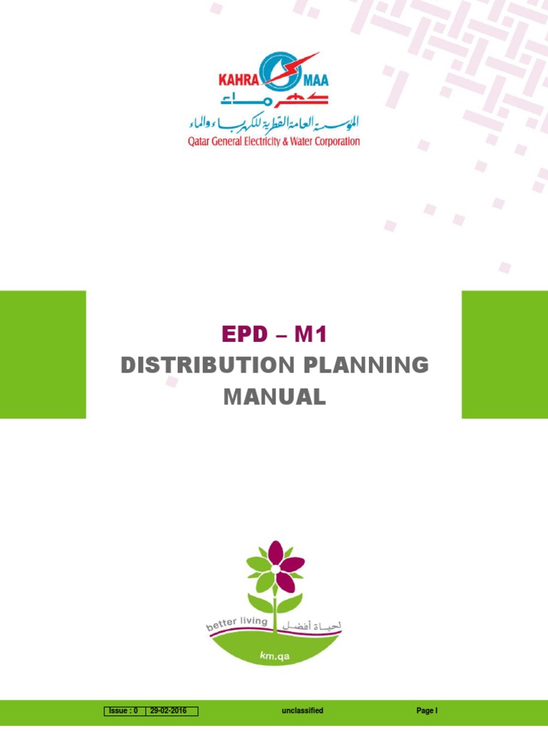 Distribution Planning Manual - EPD-M1 | PDF | Electrical Substation ...