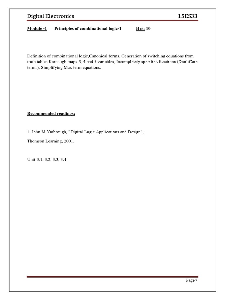 Module 1 of DSD | PDF | Theory Of Computation | Algebra