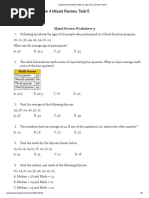 Grade 5 STAAR Math Practice Test | PDF | Mathematics