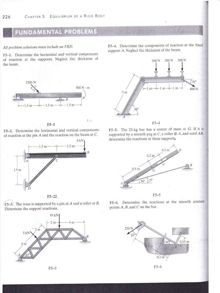 Chap 5-Fundamental Problems | PDF | Mechanical Engineering | Classical ...