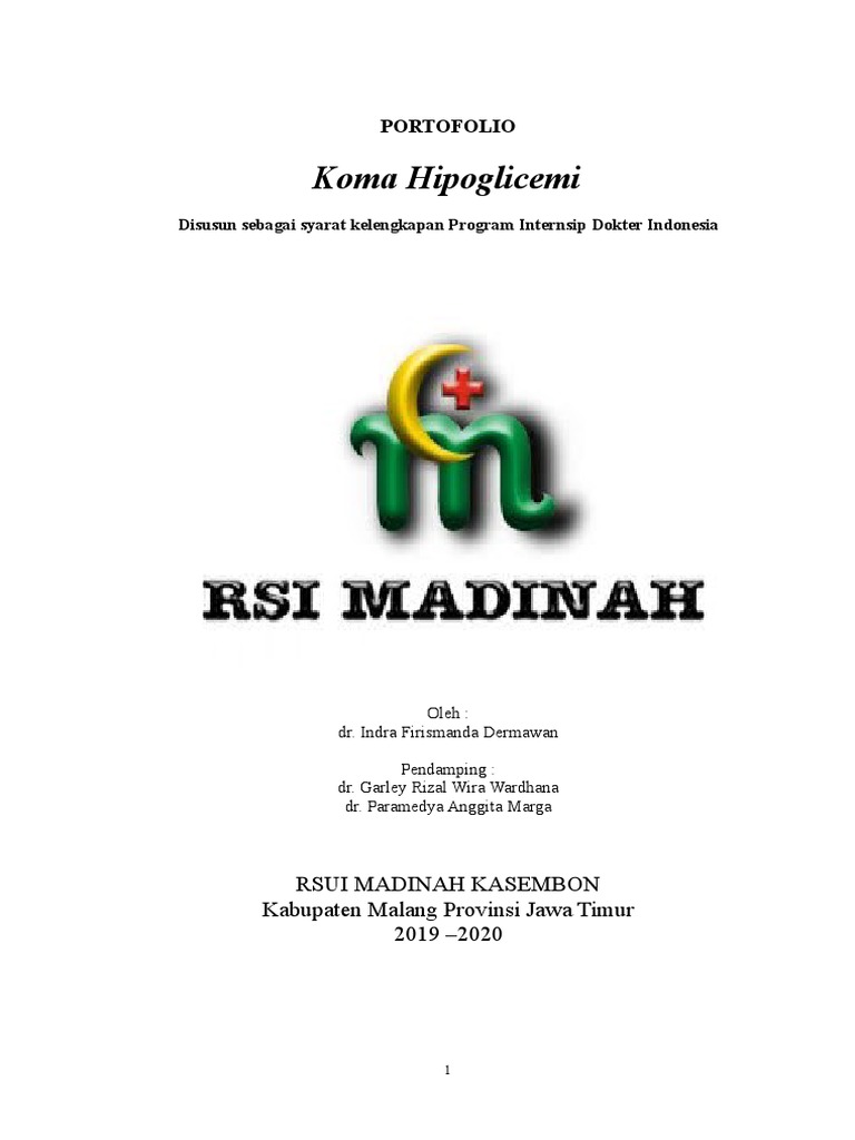 Cover Lapsus DM Hipoglikemia | PDF