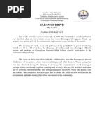 Community Clean-Up Drive Objectives | PDF