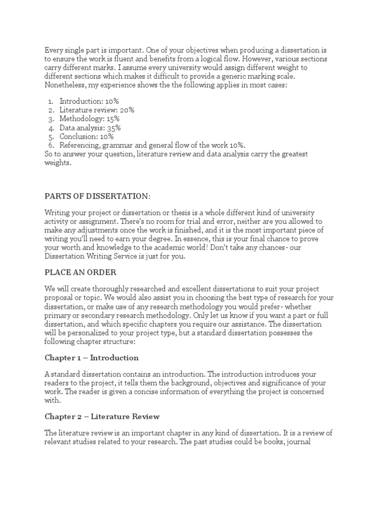 Parts of Dissertation | PDF | Thesis | Data Analysis