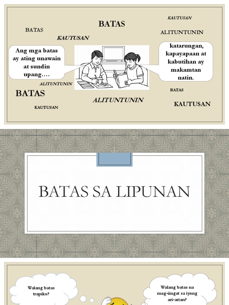 Batas Sa Lipunan | PDF