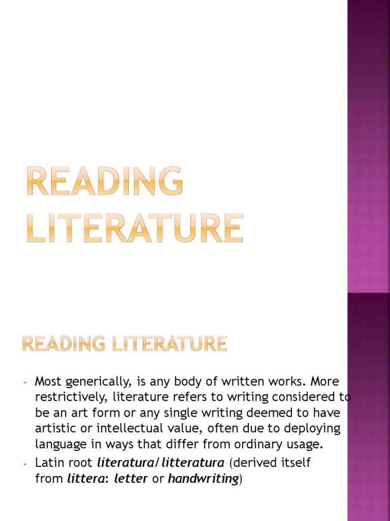 Reading Literature | PDF | Utilitarianism | Aesthetics