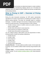 SAP MM - Pricing Procedure | PDF | Database Schema | Pricing