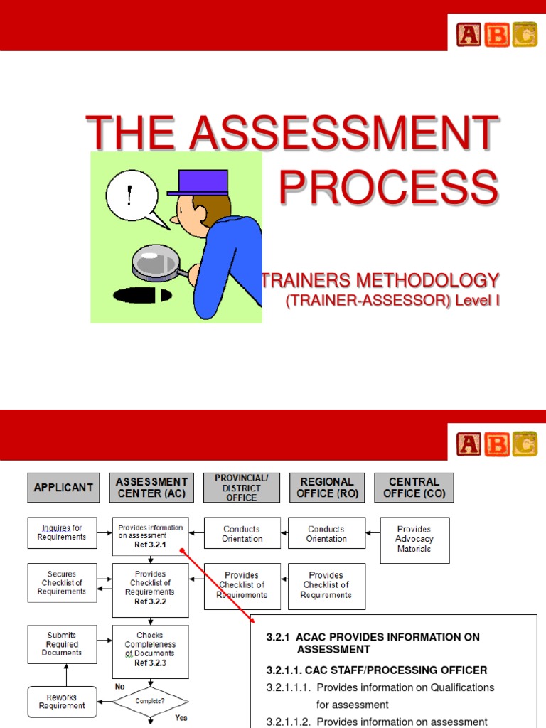 Trainer-Assessor Assessment Process Guide | PDF | Government | Business