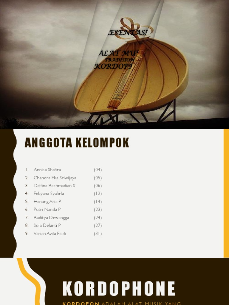 Alat Musik Kordofon | PDF