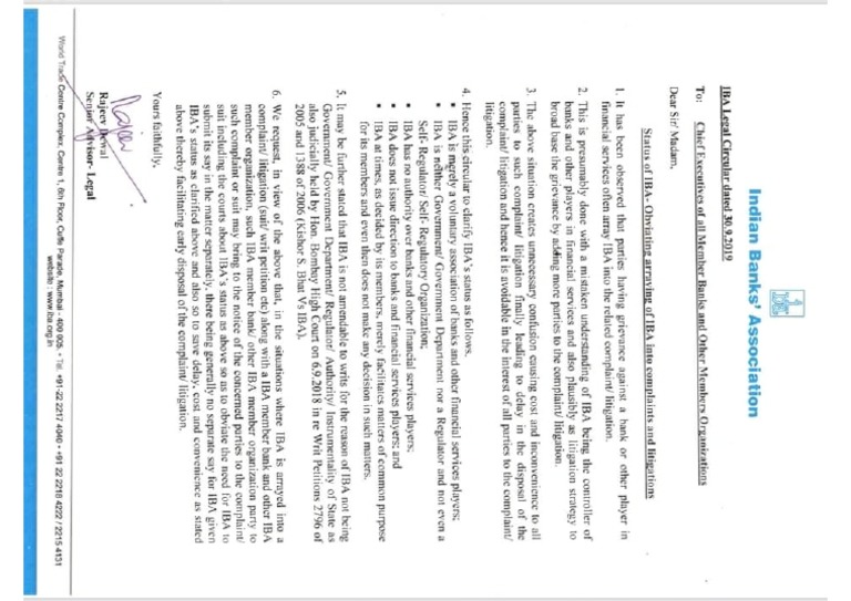 Iba Legal Status | PDF