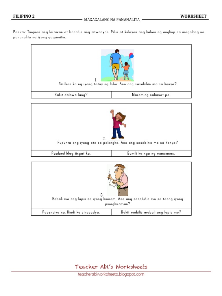 Magalang Na Salita | PDF