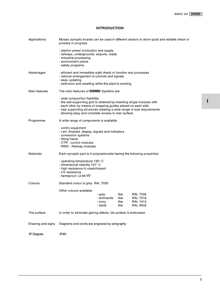 DOMO Mosaic Mimic Panels 2014 | PDF