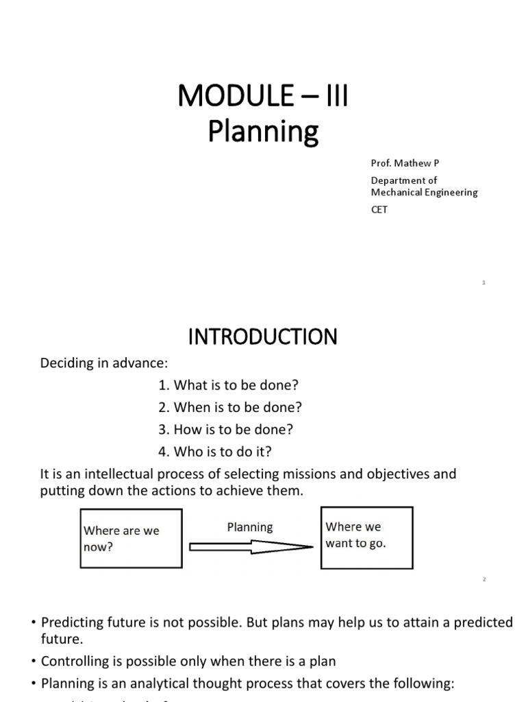 Pom - Module - III | PDF | Goal | Performance Appraisal